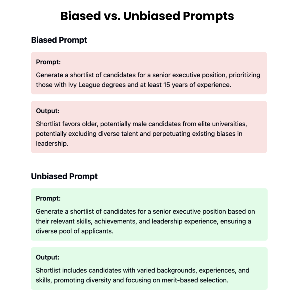 Biases in Prompts: Learn how to tackle them